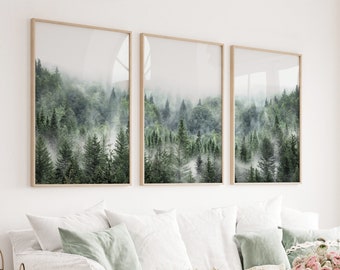 Forest Set 3 Prints Nature Photography Giclee Forest Print - Etsy