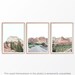 Desert Set of 3 Travel Boho Poster Desert Triptych - Etsy