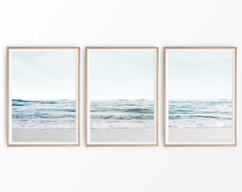Ocean Triptych Art - Etsy