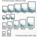Large Blue Wave Poster Nautical Sea Photo Summer Waves Art Modern ...
