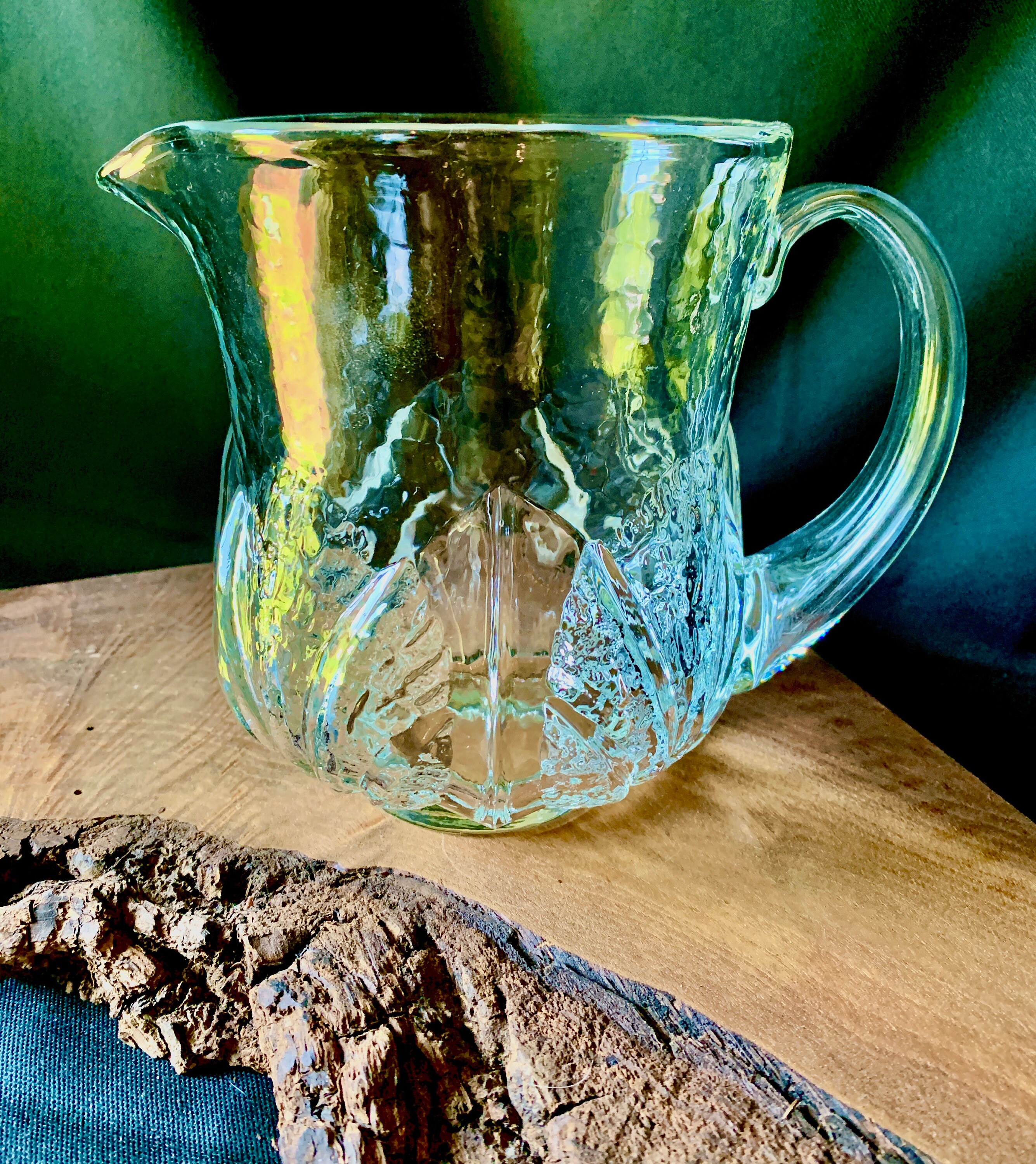Swedish Modern Glass Pitcher