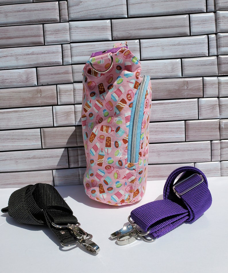 Coffee Drink Water Bottle Sling, Tea Beverage Variety Crossbody ...