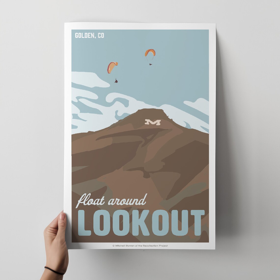 Lookout Mountain, Golden, Colorado Travel Poster - Etsy