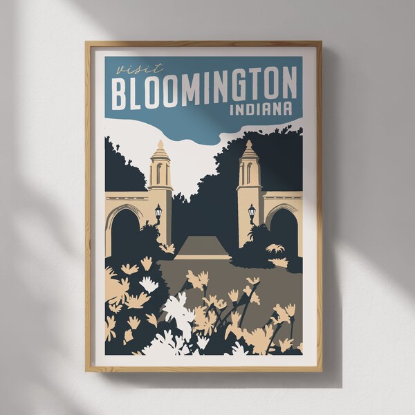 Bloomington Poster - Etsy