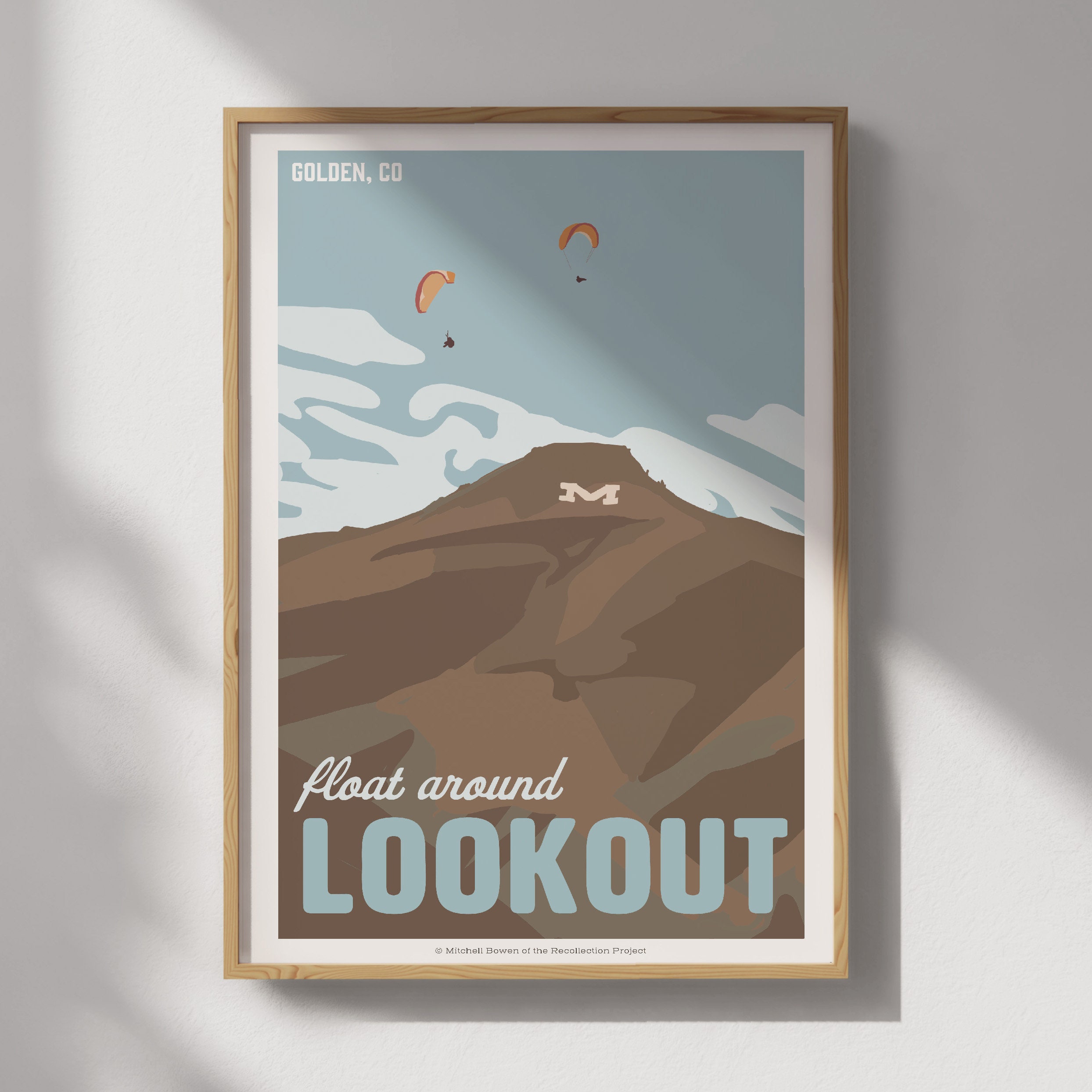 Lookout Mountain, Golden, Colorado Travel Poster - Etsy