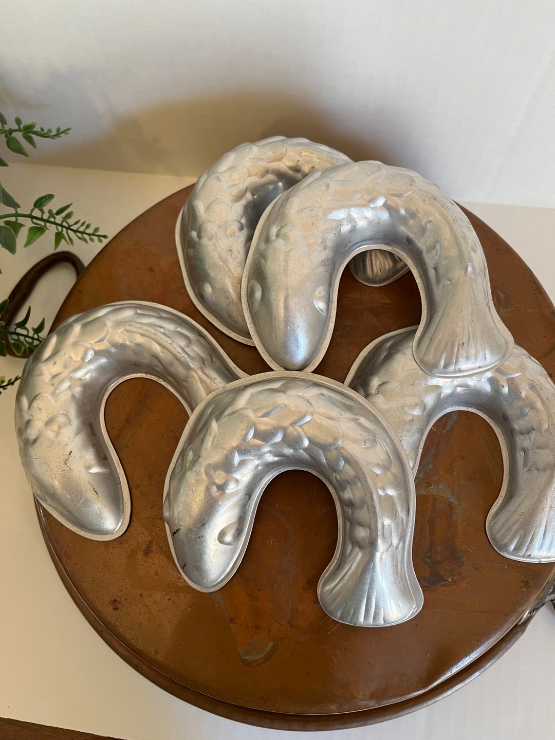 Vintage Mini Single Aluminum Fish Molds Set of 5 - Etsy