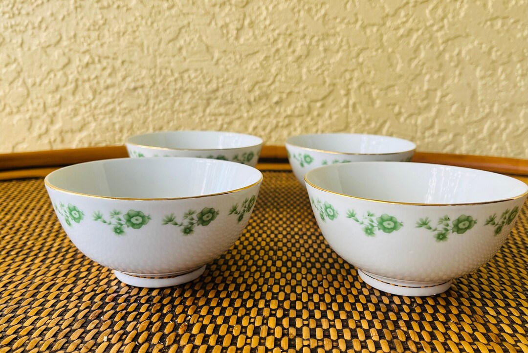 Vintage Rice Bowls Set of 4 - Etsy