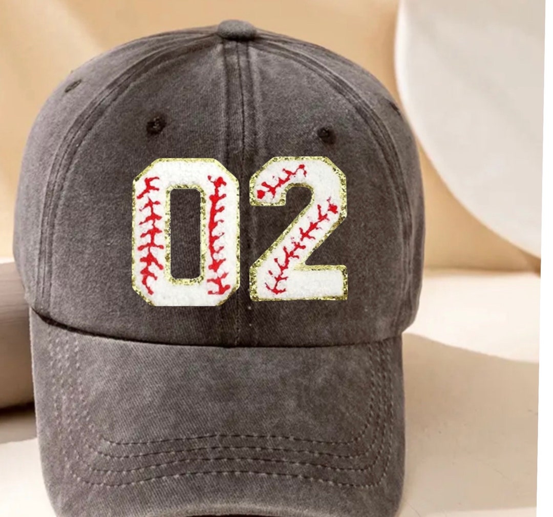 Baseball Number Patch Hat - Etsy