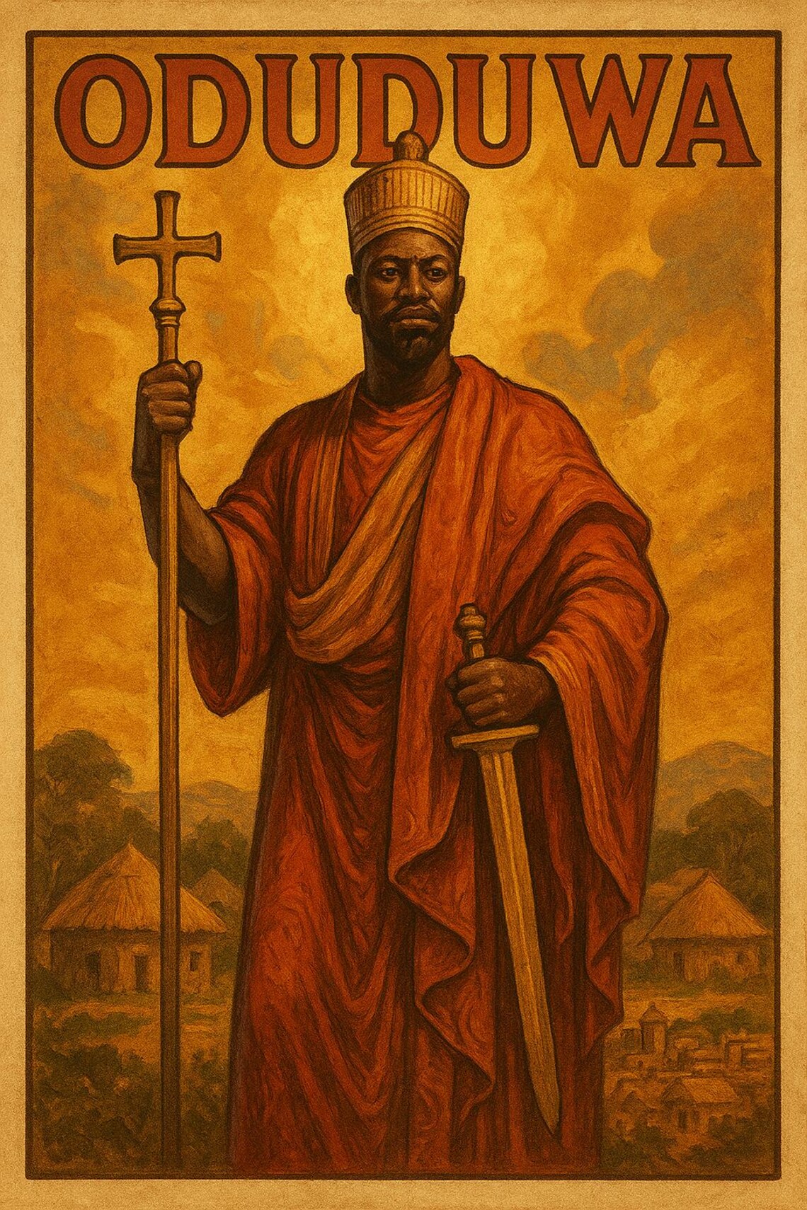 Oduduwa – Founding Father of the Yoruba People | Ancestral African Wall ...