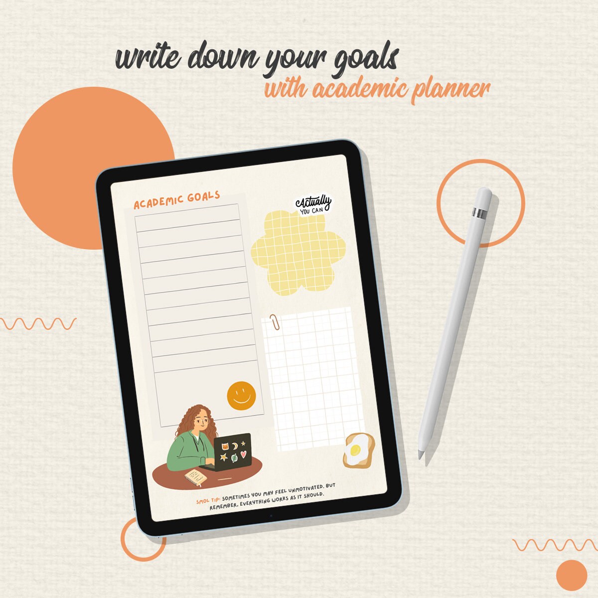 2023 Mini Academic Planner Daily Planner Monthly Planner - Etsy