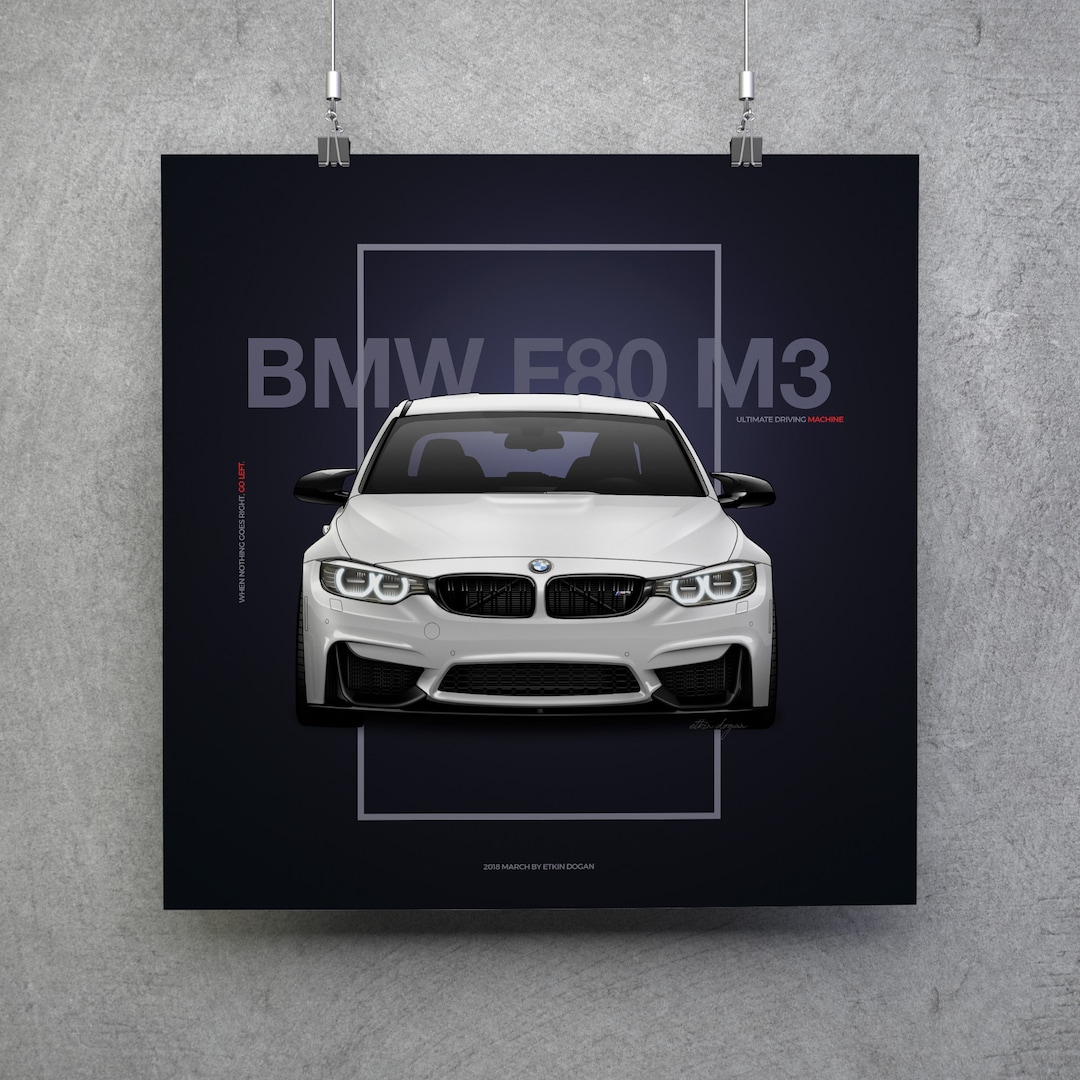 BMW F80 M3 Poster - Digital Download - Etsy