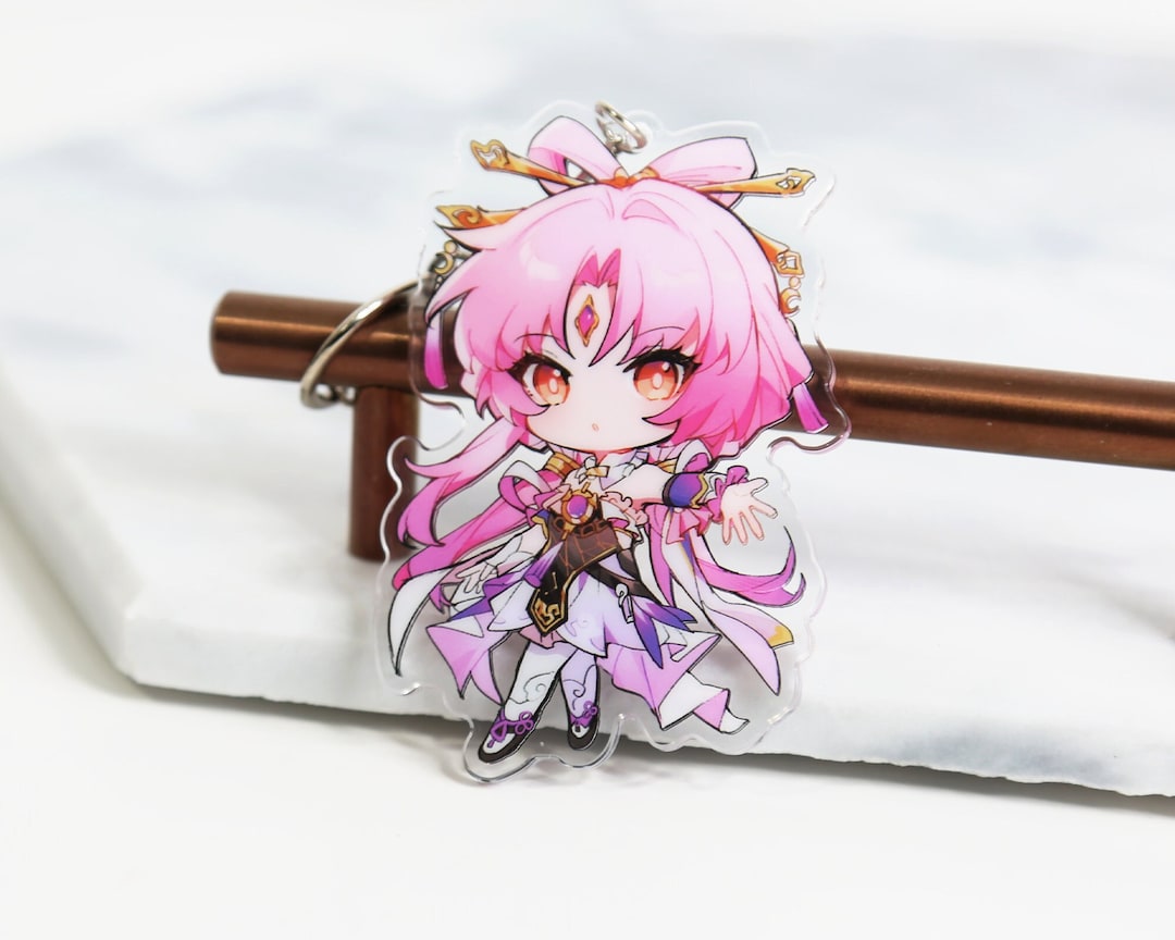 Fu Xuan Keychain - Honkai Star Rail Acrylic Charm - Etsy