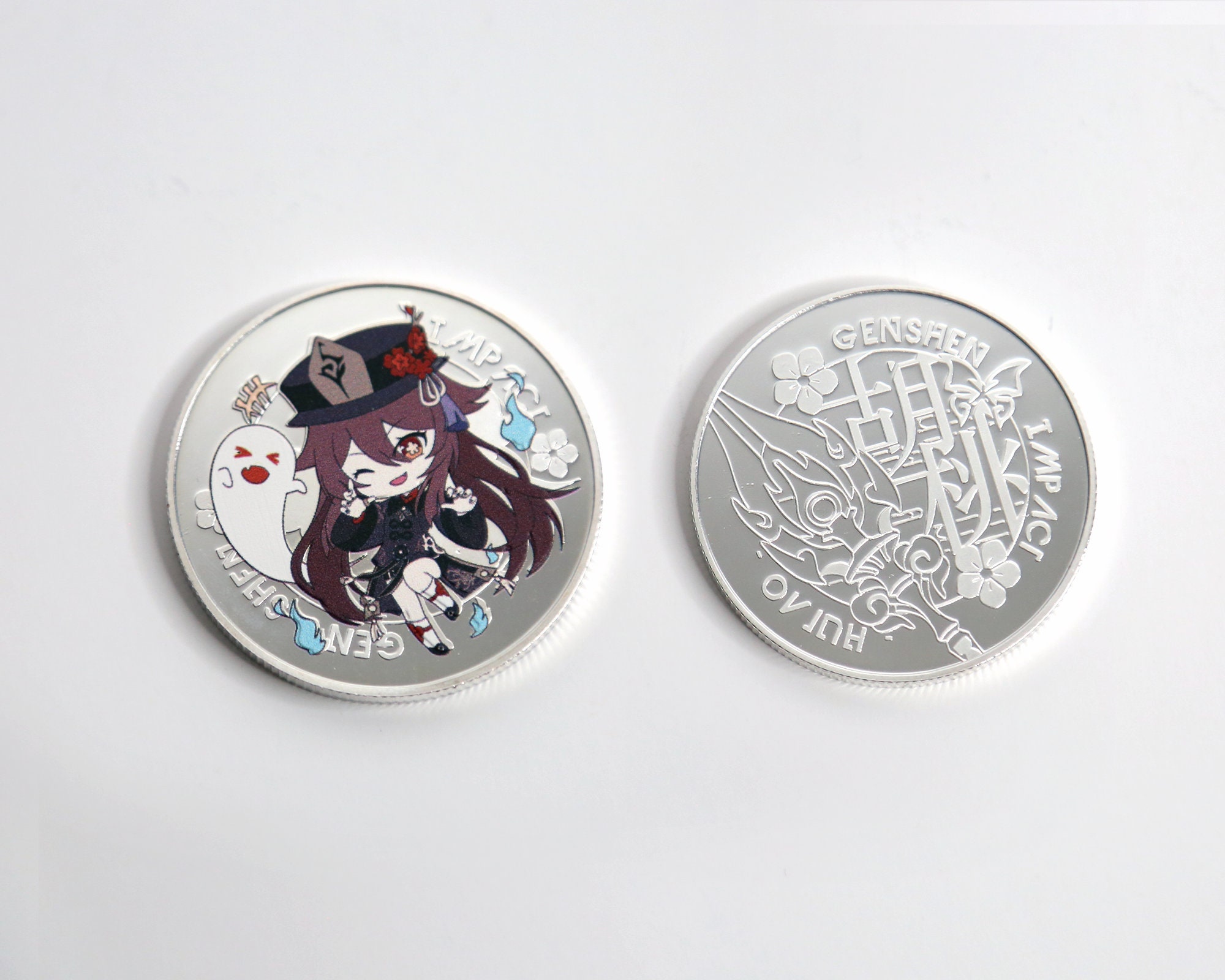 Genshin Impact Collectible Coins Xiao Ganyu Hutao Raiden - Etsy