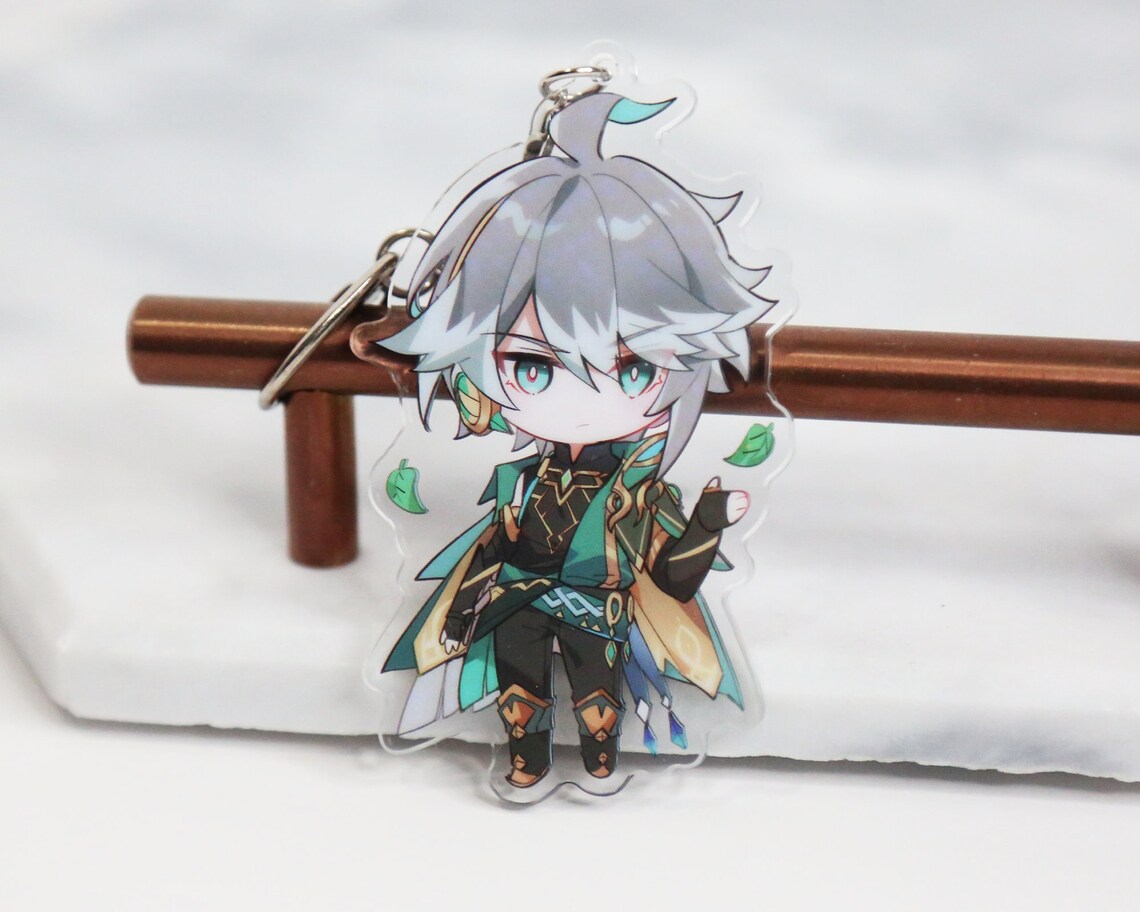 Al Haitham and Kaveh Keychain Genshin Impact Acrylic Charm - Etsy