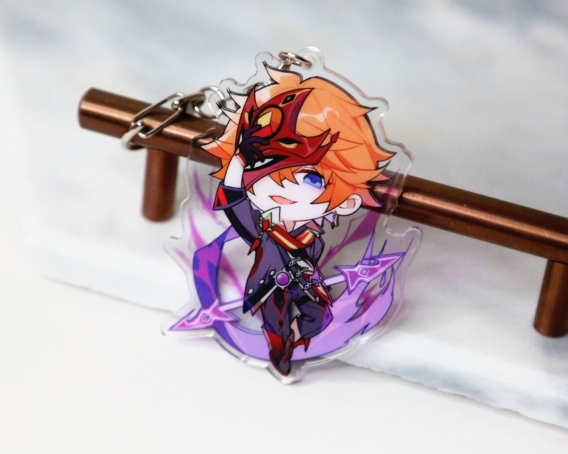 Tartaglia Delusion Childe Keychain Genshin Impact Acrylic | Etsy Canada