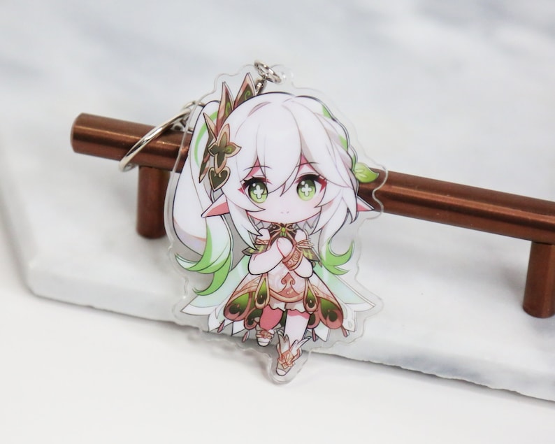 Nahida Kusanali Keychain Genshin Impact Acrylic Charm - Etsy