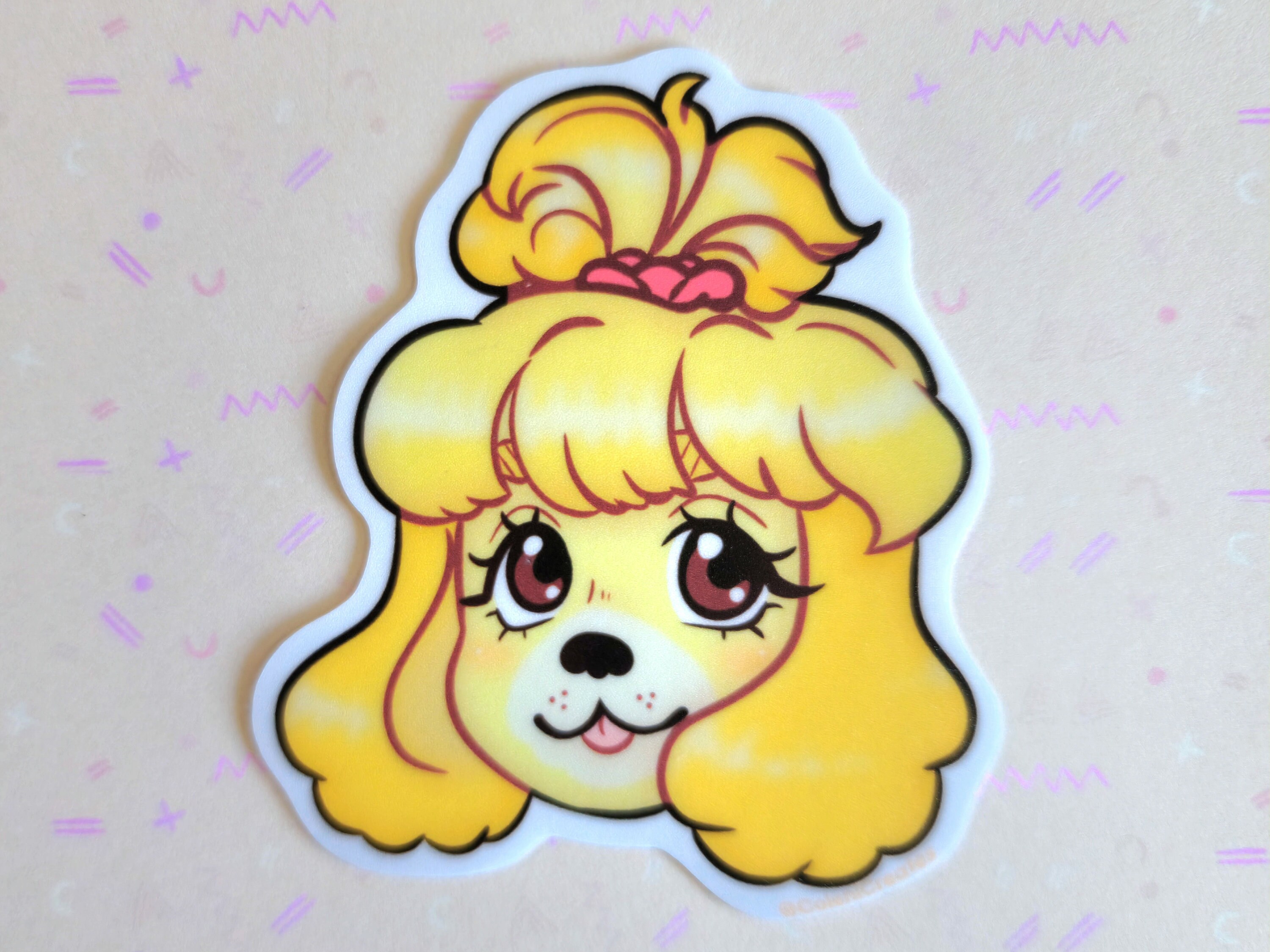 Isabelle Animal Crossing Vinyl Sticker, Animal Crossing Stickers, ACNH ...