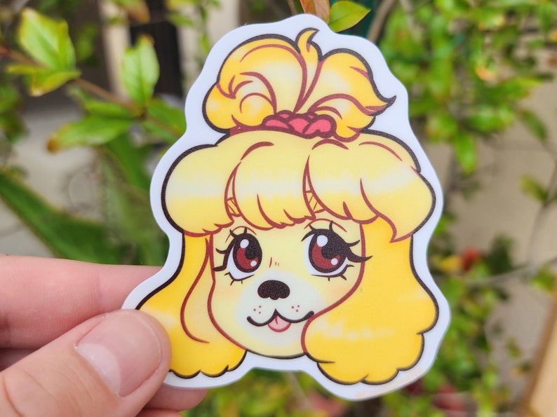 Isabelle Animal Crossing Vinyl Sticker, Animal Crossing Stickers, ACNH ...