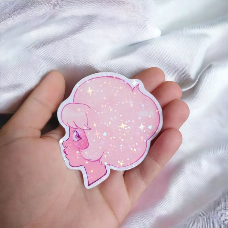 Pink Diamond Sticker Steven Universe Sticker Holographic - Etsy