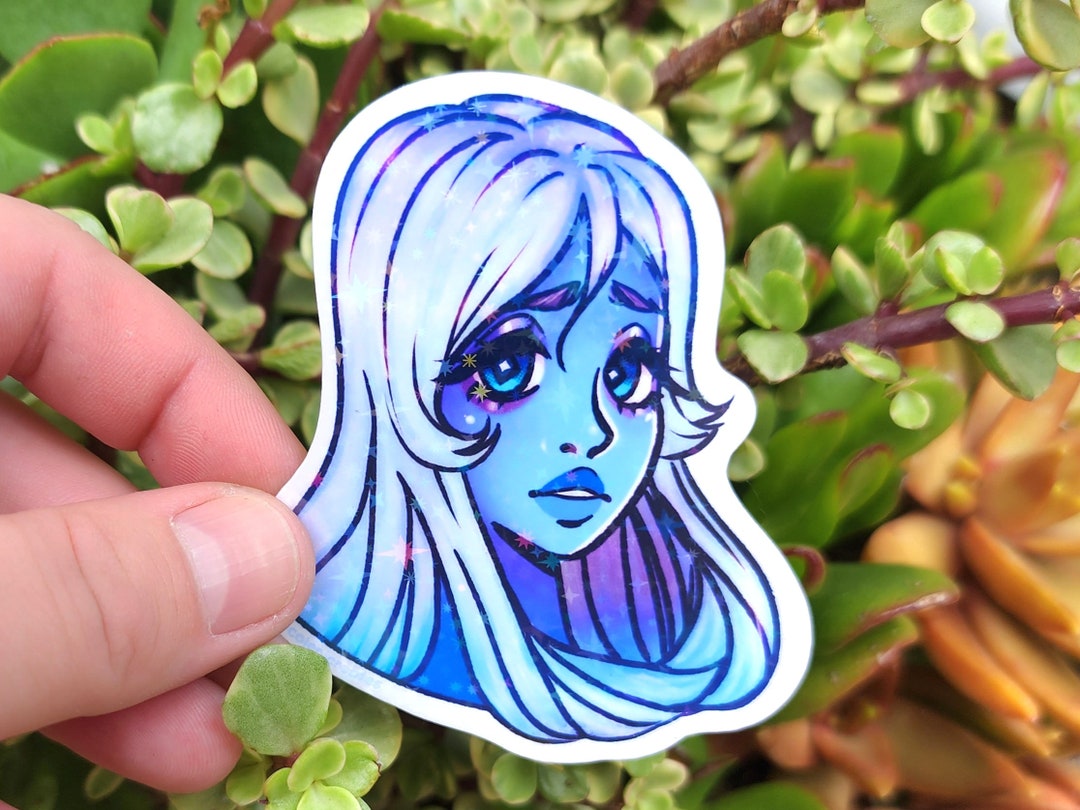 Blue Diamond Sticker Steven Universe Stickers Holographic Sticker Vinyl ...