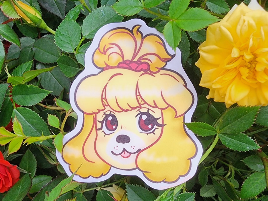 Isabelle Animal Crossing Vinyl Sticker, Animal Crossing Stickers, ACNH ...