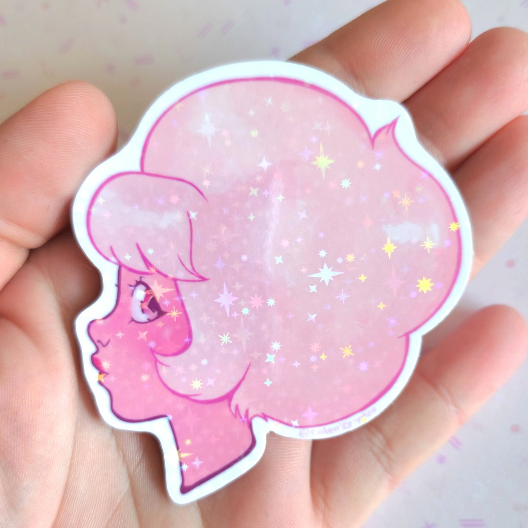 Pink Diamond Sticker Steven Universe Stickers Holographic - Etsy