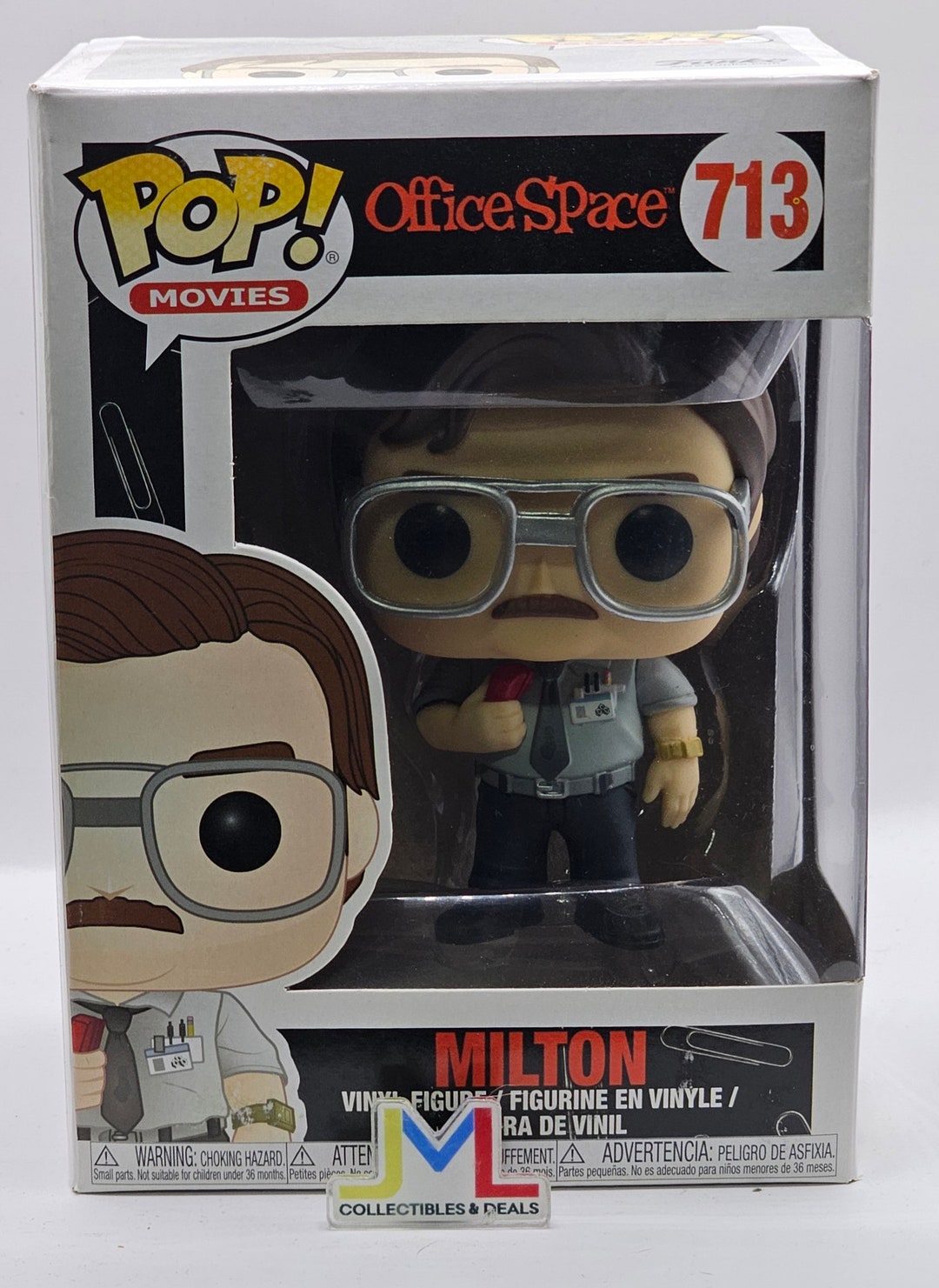 Funko Pop Office Space Milton 713 Vinyl Figure - Etsy UK