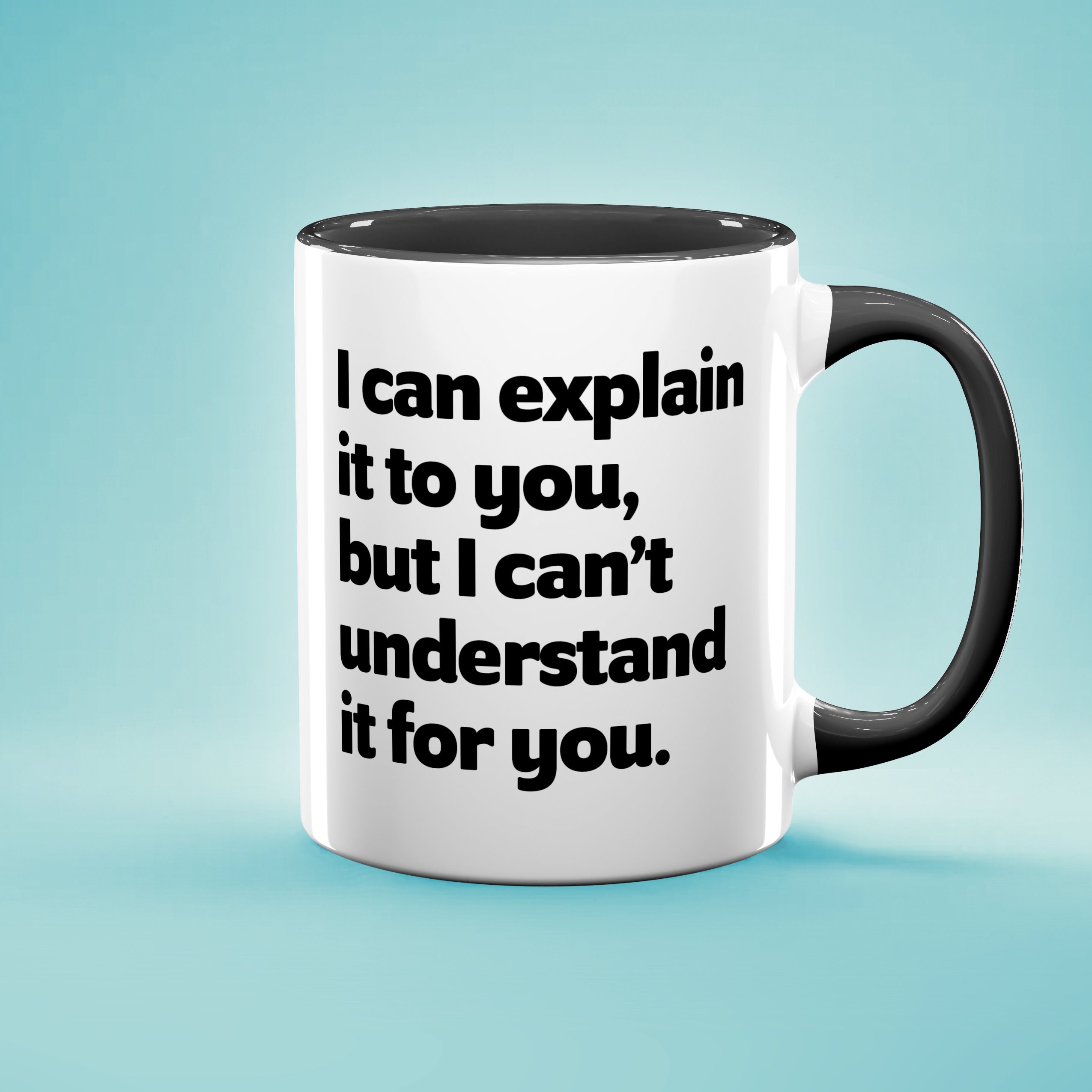 Funny Mug, I Can Explain It to You, but I Can't Understand It for You ...