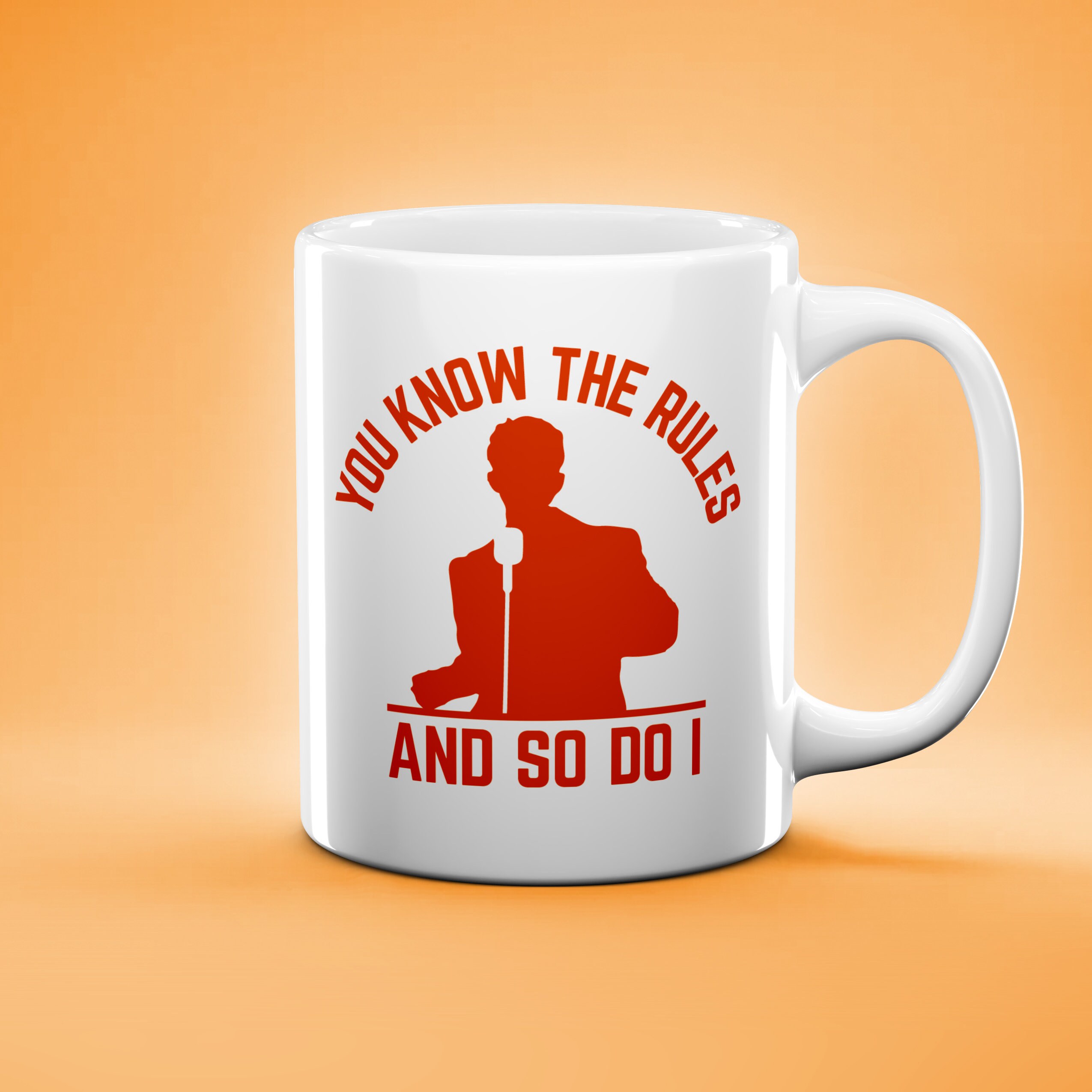 You Know the Rules and so Do I Mug, Rick Astley Mug, Never Gonna Give ...