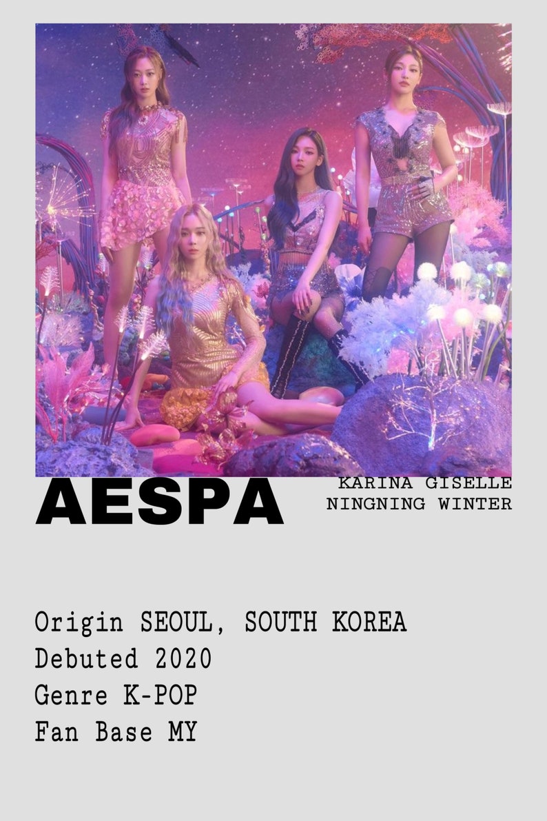 Kpop Minimalist Posters - Etsy