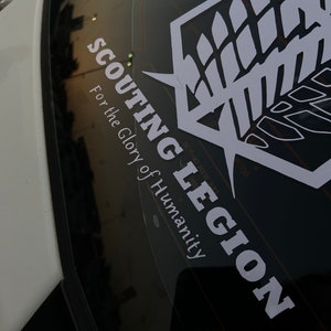 Anime Scout Regiment Titan Vinyl Decal Sticker for Laptops, Notebooks ...