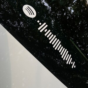 Custom Spotify Song Code Vinyl Decal - Choose Your Own Custom Song ...
