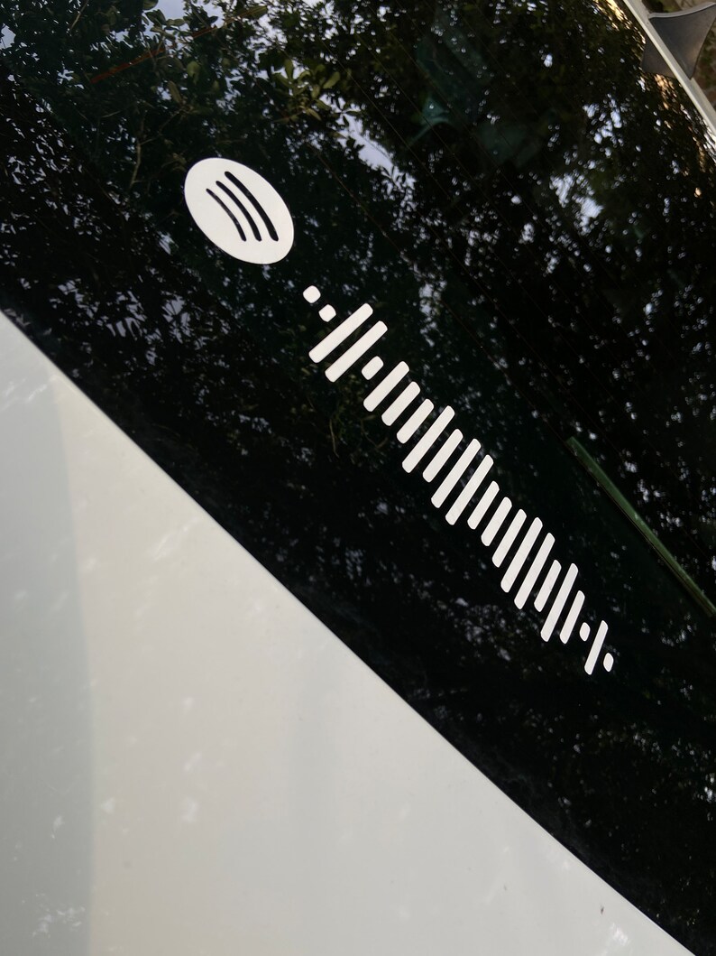 Custom Spotify Song Code Vinyl Decal Choose Your Own Custom - Etsy