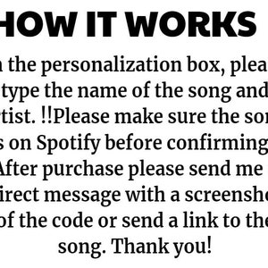 Custom Spotify Song Code Vinyl Decal - Choose Your Own Custom Song ...