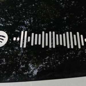Custom Spotify Song Code Vinyl Decal - Choose Your Own Custom Song ...