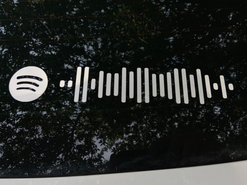 Custom Spotify Song Code Vinyl Decal Choose Your Own Custom - Etsy