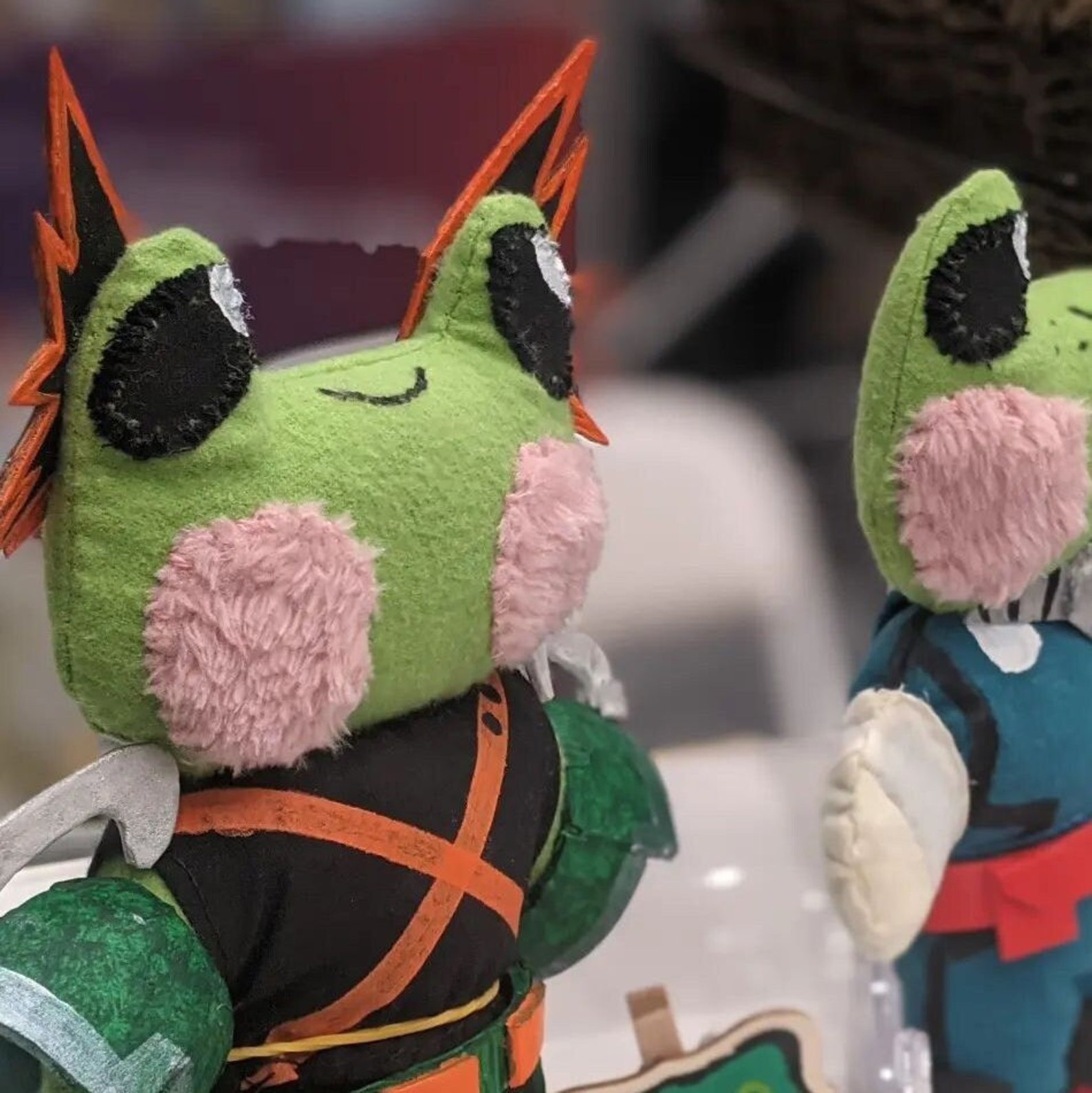 Katsuki Bakugo Dynamite Inspired Frog Plush Stuffed Animal Plushies Toy ...