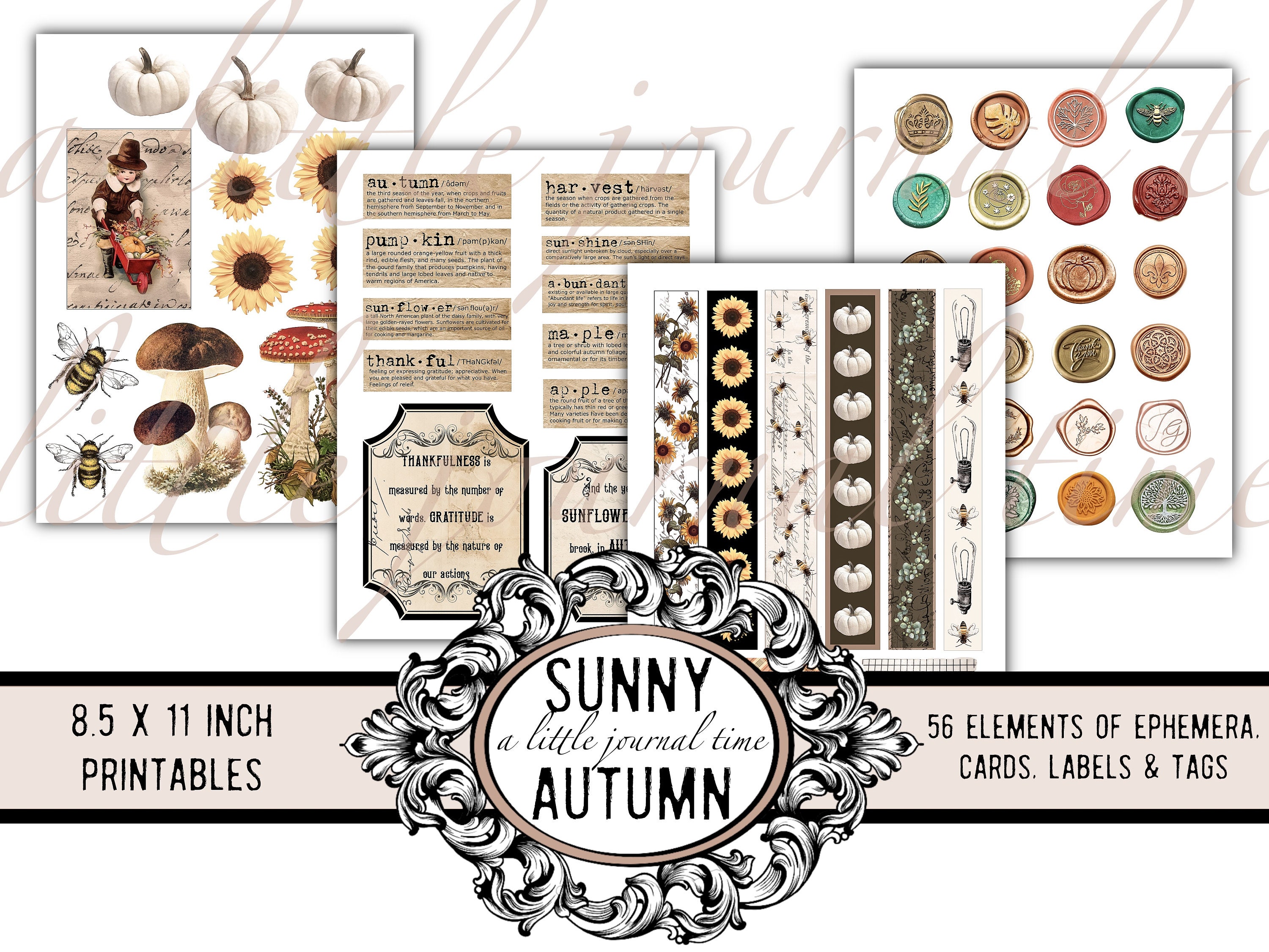 Paper Ephemera Paper Paper & Party Supplies Crafts Journaling Junk ...