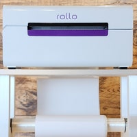 Thermal Label Printer Stand Compact Fanfold & Roll Paper 4 X 6 for ...