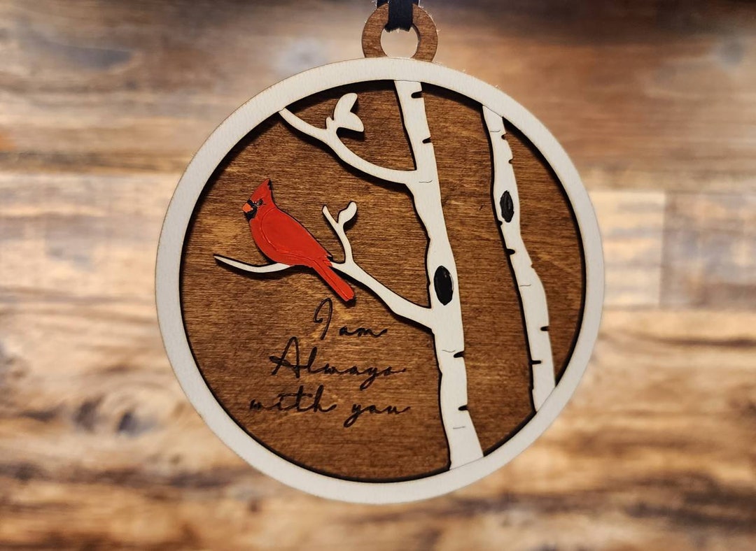Cardinal Remembrance Memorial Ornament - Etsy
