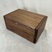 Classic Wooden Box With Lid Made From Solid Walnut, Multi Purpose Wood ...