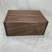 Classic Wooden Box With Lid Made From Solid Walnut, Multi Purpose Wood ...