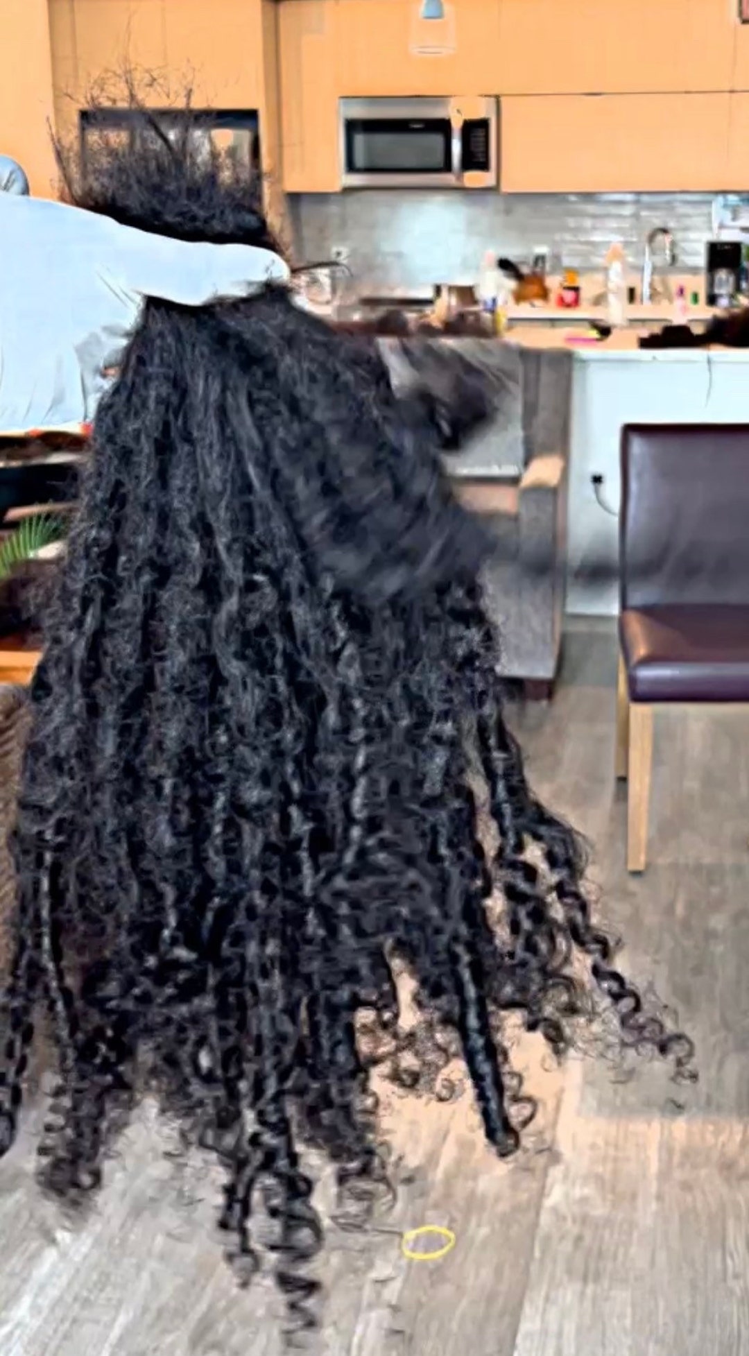 Soft Curly Human Hair Loc Extensions (romantic Curl) - Etsy