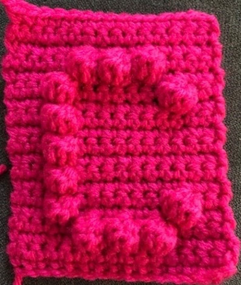 Full Alphabet Bobble Crochet Patterns - Etsy