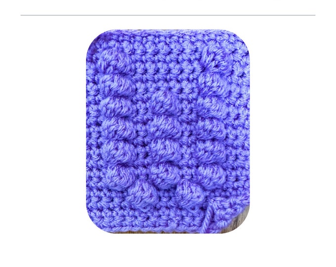 Digital Crochet Pattern for a Bobble Stitch Alphabet of Capital Letters ...