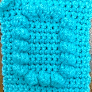 Letter o Crochet Bobble Pattern - Etsy