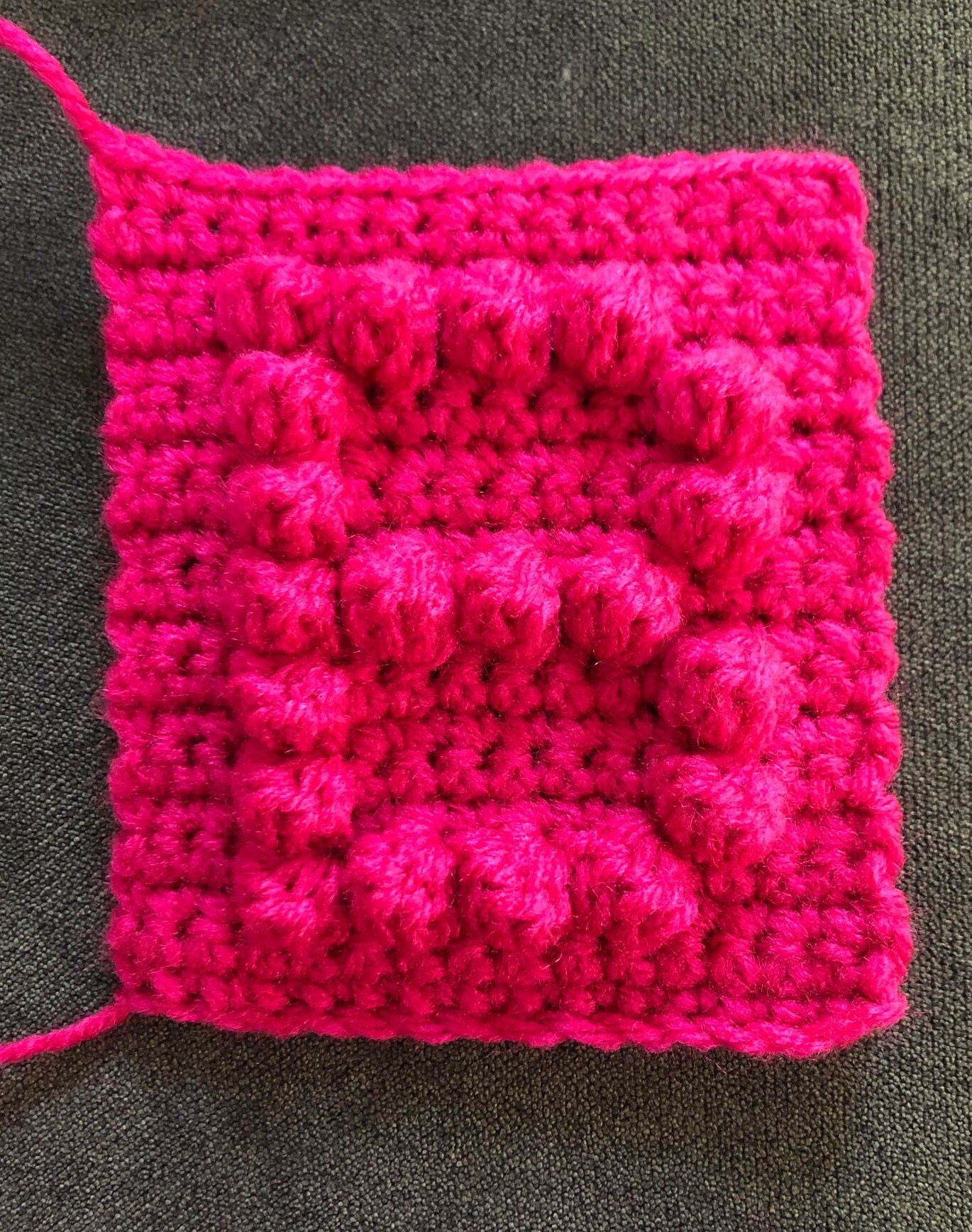 Letter b Crochet Bobble Pattern - Etsy