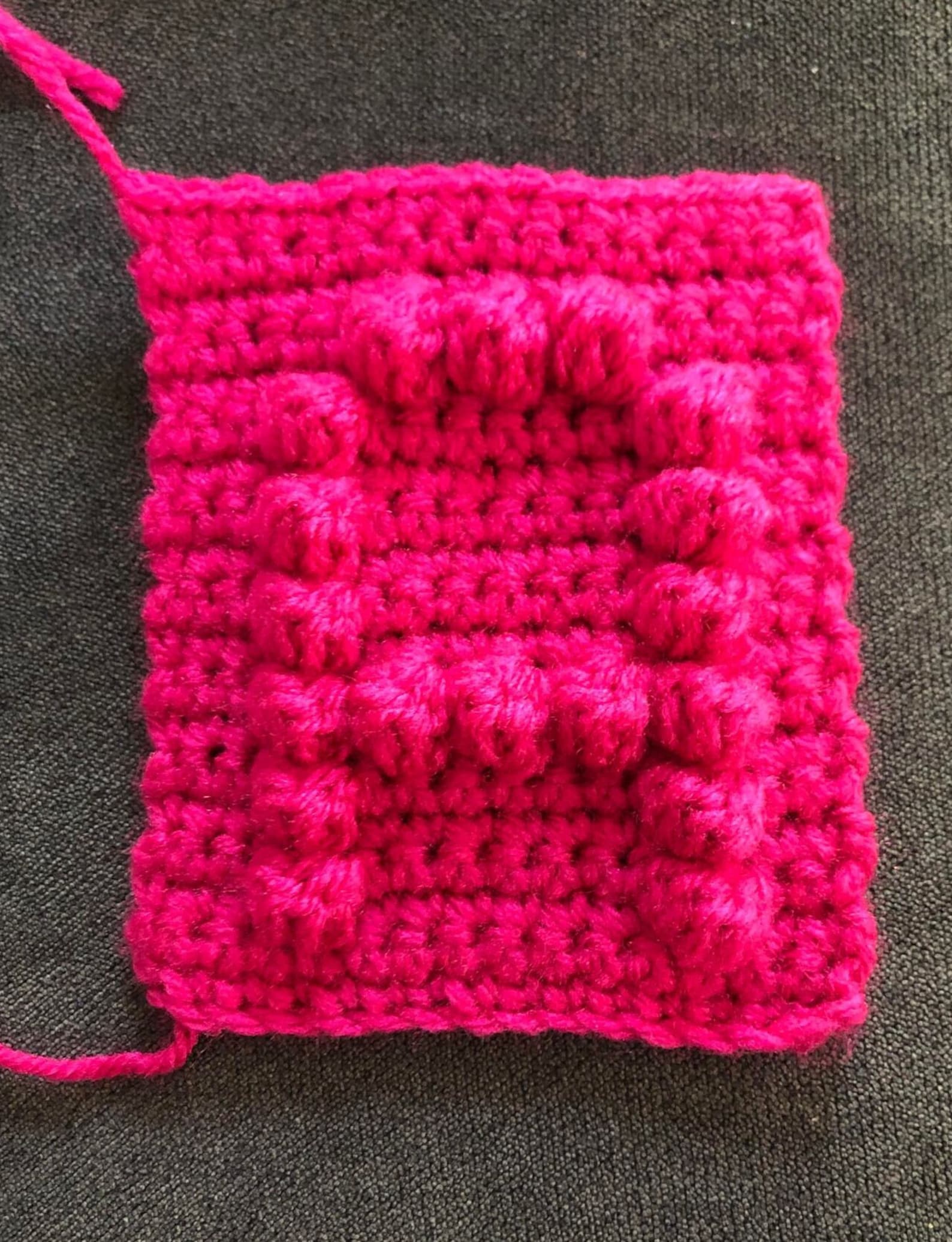 Letter "a" Crochet Bobble Pattern - Etsy