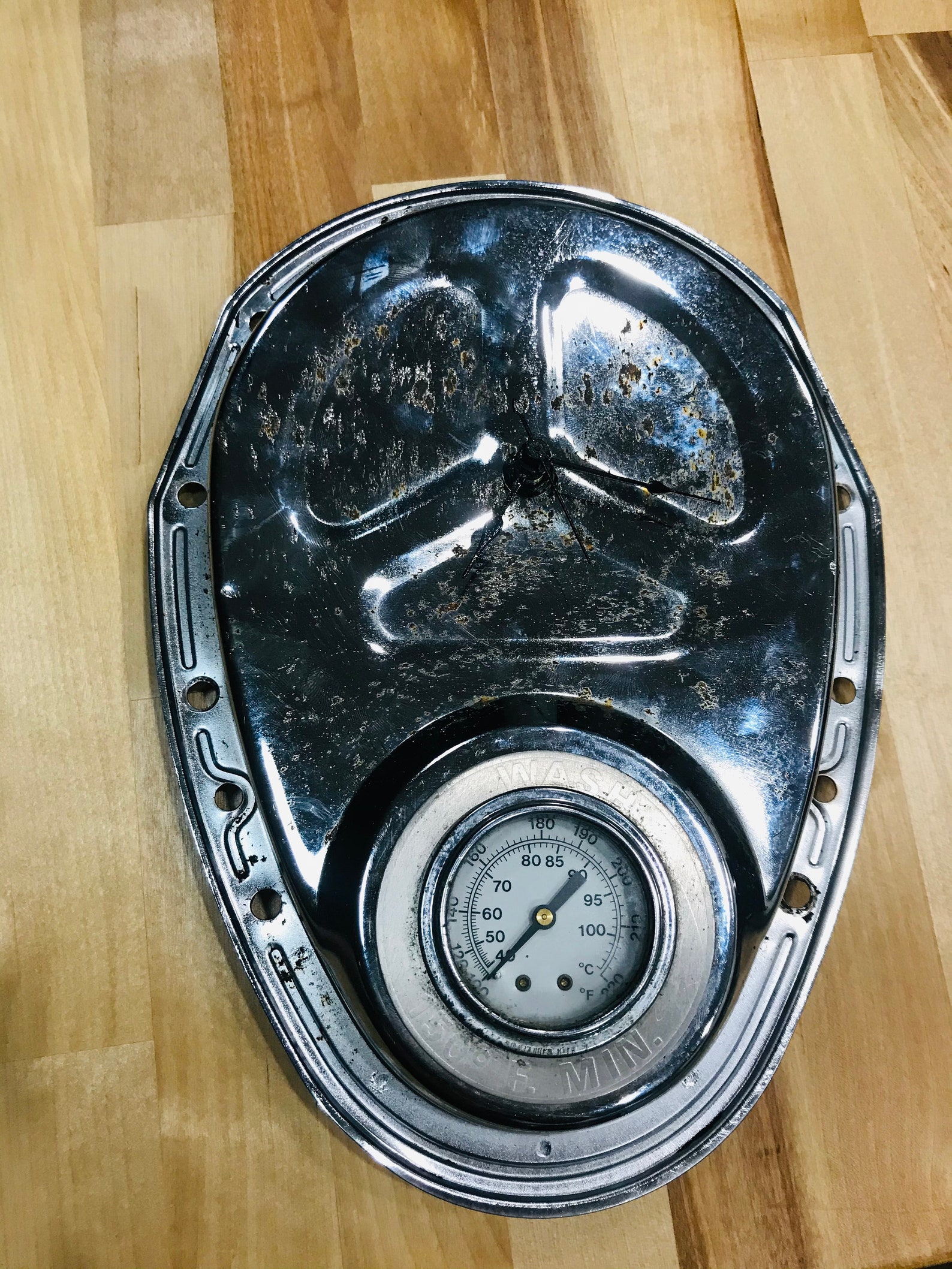 Chevrolet Timing Chain Cover Clock - Etsy