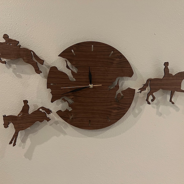 Horse Clock - Etsy
